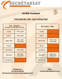 Le club - Acbb football